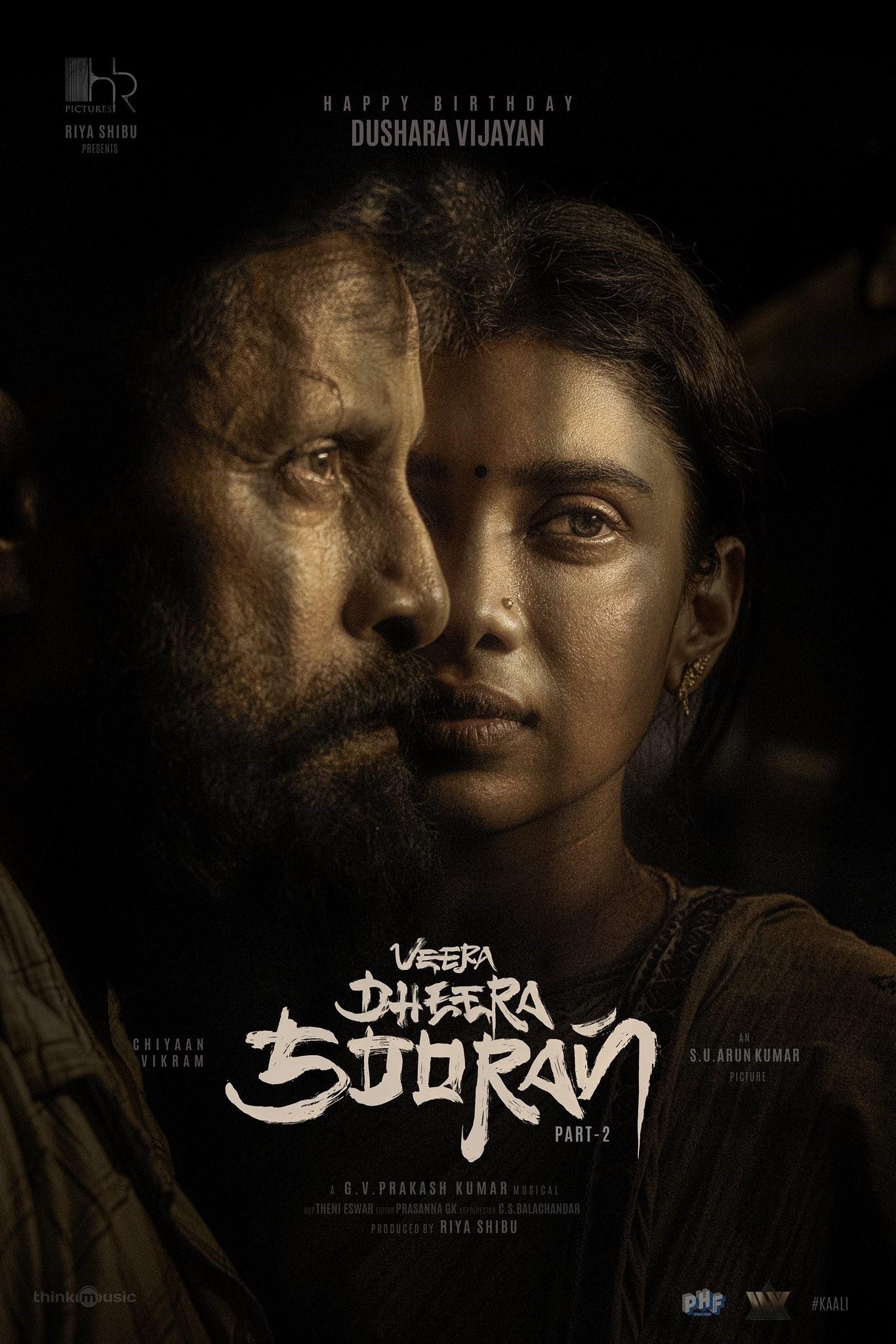 Veera Dheera Sooran: Part 2 - Vikram reveals new poster was shot on Iphone Tamil Movie, Music ...